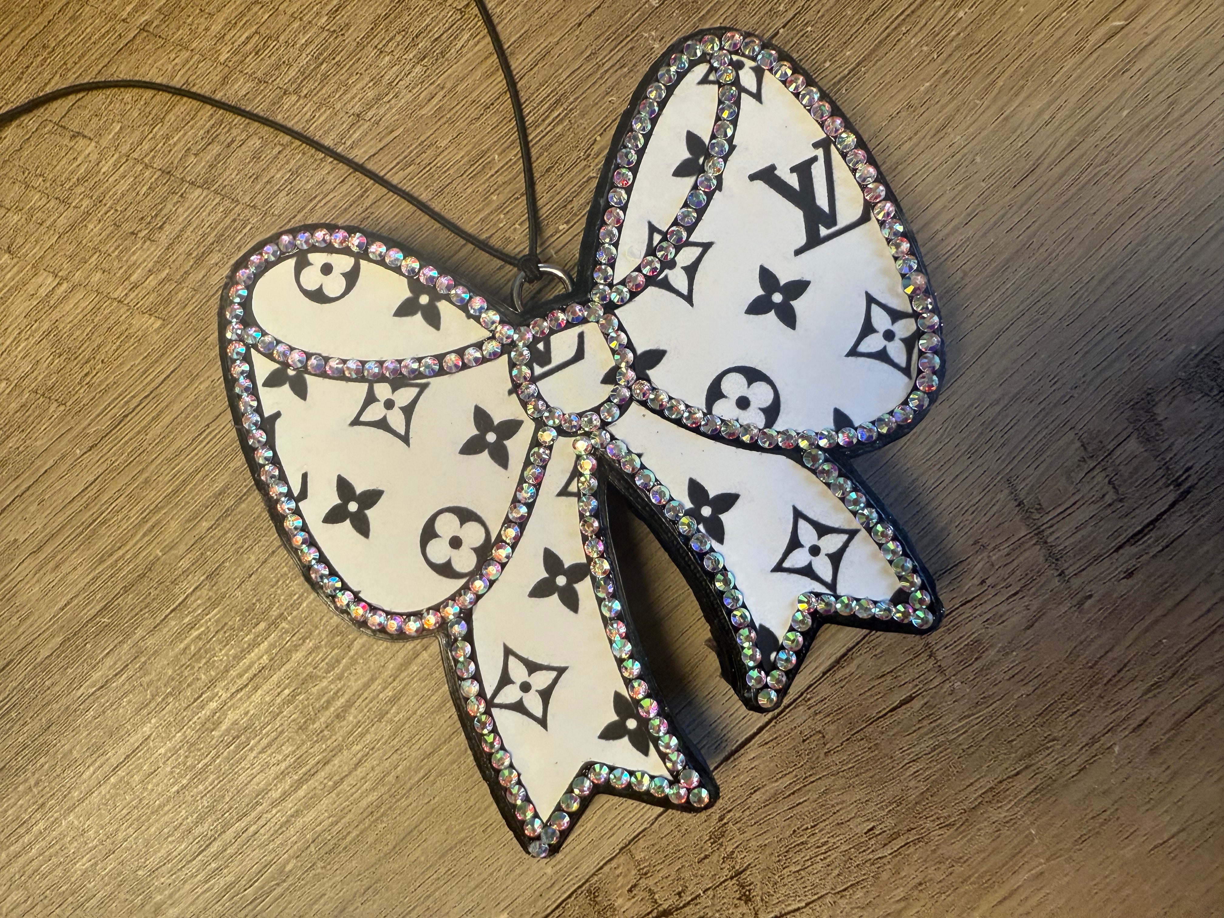 LV BOW BLACK – Triple Rustic Boutique